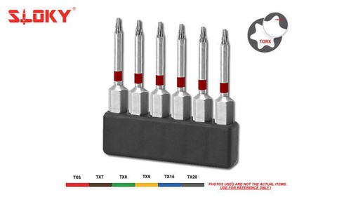 STS-TX-B2-06 Torx Bit 2" TX6 (5.3 In-lb (0.6 Nm)) Set of 6 Pieces | eBay