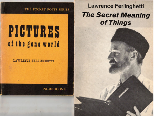 LOT 2 Ferlinghetti books, Gone World, Secret Meaning of Things | eBay