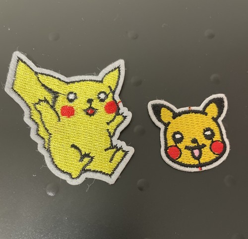 Pikachu Pokemon Sew or Iron On Embroidered Applique Patch | eBay