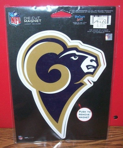 LOS ANGELES RAMS 7X9 WINCRAFT MAGNET SHEET | eBay