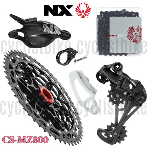SRAM NX Eagle Groupset 12 speed 4pcs w/ SunRace CS-MZ800 11/51T ...