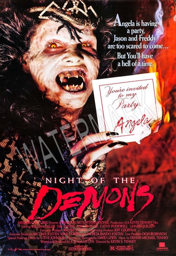 Night of Demons Horror Movie Poster High Quality Metal Fridge Magnet ...