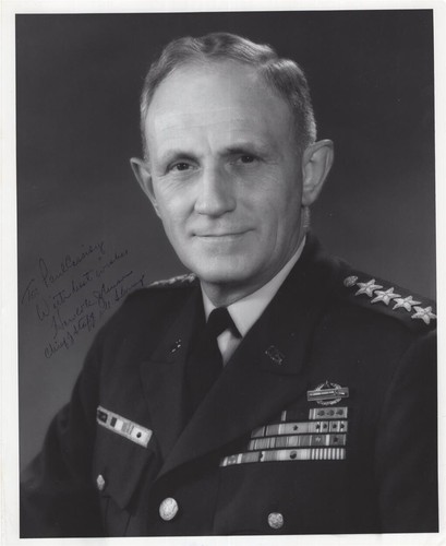 Harold Keith Johnson- Signed Photograph (Chief of Staff of Army) | eBay