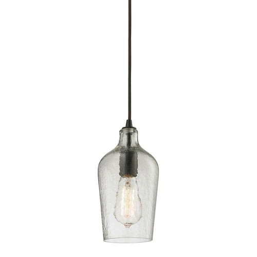 Titan Lighting Mini Pendant H10" x D5" x W5" 1-Light Adjustable ...