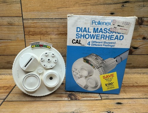 Pollenex Power Shower Head Massage DM109 4 Settings - Vintage for sale ...