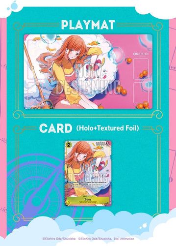 One Piece Card Official Playmat Bandai Card Game Fest 24-25 (Nami/Zeus ...