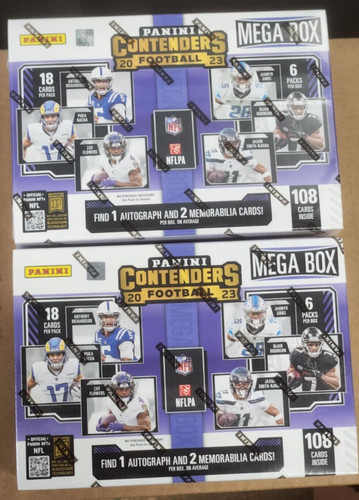 2023 PANINI CONTENDERS FOOTBALL - SEALED - MEGA BOX - LOT OF 2 --- | eBay