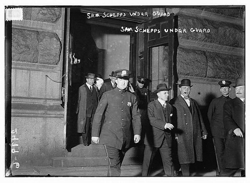 Sam Schepps under guard,Samuel Schepps,Schapps,NYC Mobster,Monk Eastman ...