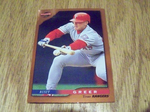 RUSTY GREER 1996 SCORE DUGOUT COLLECTION BASEBALL CARD | eBay
