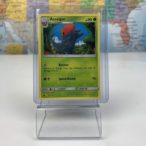 SHIPS SAME DAY Pokemon Card TCG Accelgor 9/111 Stage 1 Grass Type 2017 ...