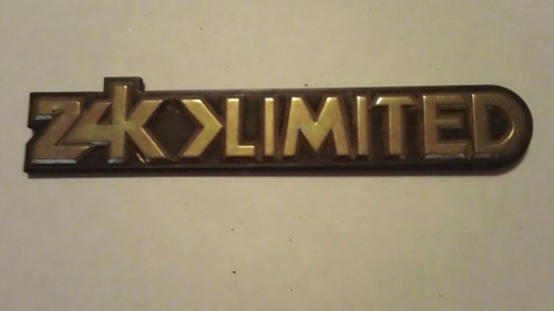 24K LIMITED JEEP? EMBLEM BADGE SCRIPT TRIM NAME PLATE LOGO METAL | eBay