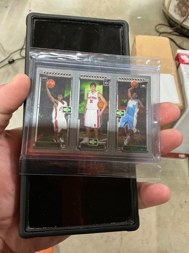 2003-04 Topps Matrix TRIPLE ROOKIE RC Lebron James Carmelo Anthony ...