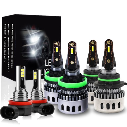 For Ford Taurus X Wagon 4-Door 2008-2009 LED Headlight Fog Lamps Bulbs ...