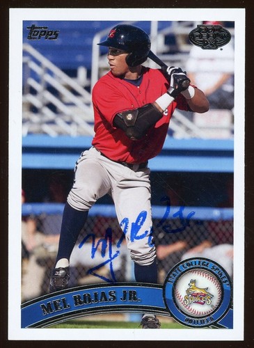 2011 Topps Pro Debut MEL ROJAS JR Signed Card autograph AUTO PIRATES | eBay