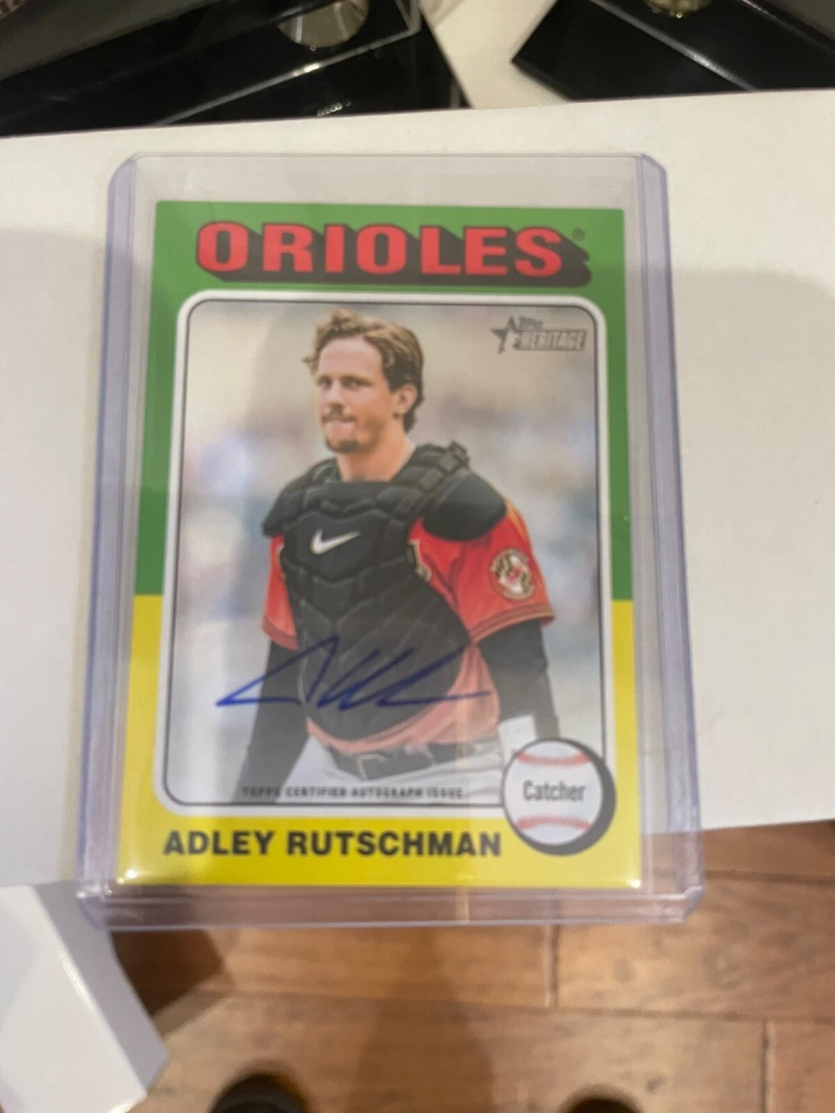 Adley Rutschman 2024 Topps Heritage #ROA-AR Real One Autographs Price ...
