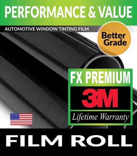 3M FX-PREMIUM 55% VLT 40" x 70" WINDOW TINT ROLL 101.6cm x 177.8cm | eBay