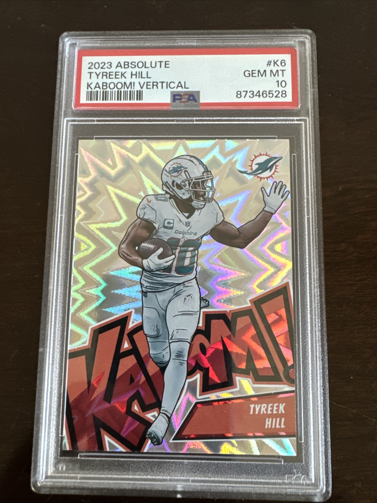 Tyreek Hill 2023 Absolute #K6 Kaboom! (Vertical) Price Guide - Sports ...