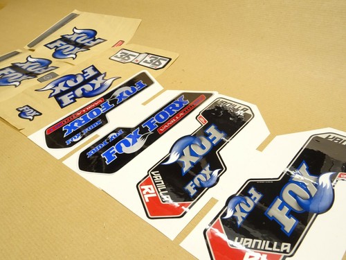 Fox Racing Vanilla Fork Stickers Decals Genuine Various Models Mtb Xc ...