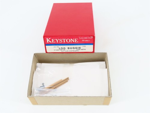 HO Scale Keystone Locomotive Works Kit #HO-100 Log Buggie | eBay