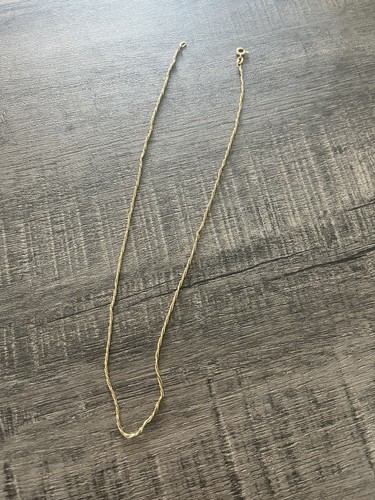 14K Yellow Gold 16-inch Rope Chain Necklace | eBay