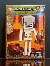 LEGO 21150 Minecraft Skeleton BigFig with Magma Cube Set Parts ...