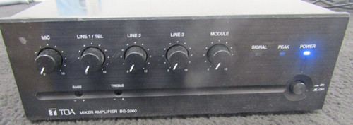 TOA BG-2060 Single-Channel Mixer Amplifier - 60W | eBay