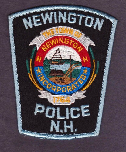 Vintage Town of NEWINGTON N.H. POLICE Embroidered Patch New Hampshire ...