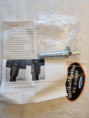 Strikemaster NDA-3 Two-Stage Drill Adapter - Auger Drills | eBay