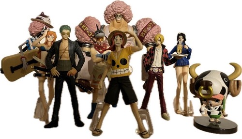 ONE PIECE Figure Manga Goods lot of 9 Set sale Chopper Flunky Blook ...