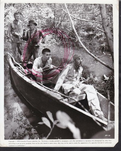 Dustin Hoffman Steve McQueen Robert Deman in Papillon 1973 movie photo ...