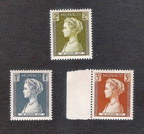 Monaco 23 Janvier 1957 Principessa Grace Francobollo Stamp | eBay