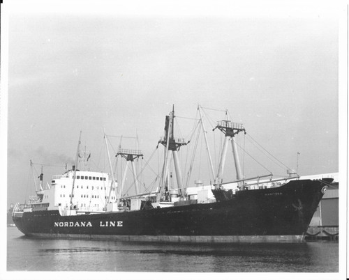 Nordana Line "Manitoba" Cargo Ship Black White Photograph 8"x10" | eBay