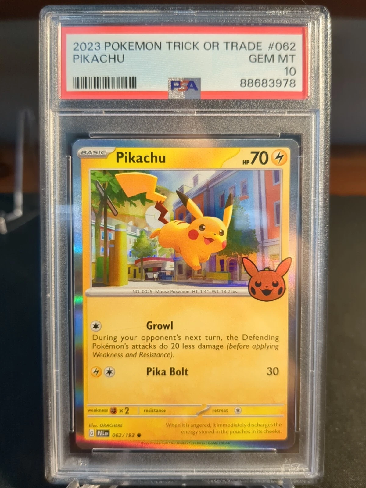 Pikachu 2023 Scarlet & Violet: Paldea Evolved #062/193 Mirage Holo ...