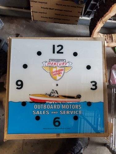 Mercury Marine Glass Replacement Face for Pam Clock 15" | eBay