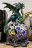 Ebros Gift Invertible Four Elemental Dragons Figurine Dragon Hourglass ...