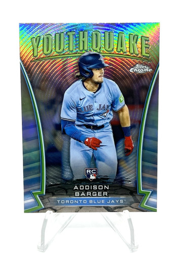 2024 Topps Chrome Update Addison Barger Youthquake Refractor Rookie RC ...