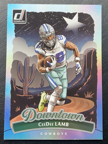 CEEDEE LAMB Downtown! 2025 Panini Donruss SSP #9 Regular Size Case Hit ...