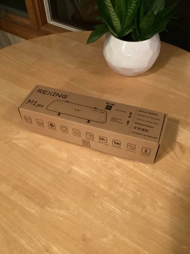 Rexing M1 Pro Dual Mirror Dash Cam (Front)+(Rear), Waterproof, Parking ...