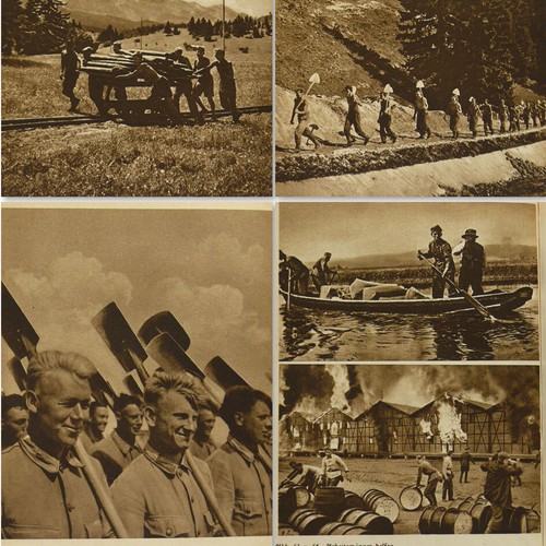 Reichsarbeitsdienst book w/75 b&w photos 1930s German National Labor ...