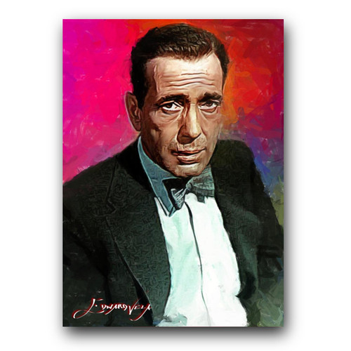 Humphrey Bogart #6 Art Card Limited 46/50 Edward Vela Signed (Movies ...