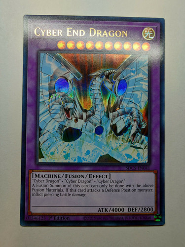 Cyber End Dragon (MISPRINT) SDCS-EN041 Ultra Rare 1st Edition NM Yugioh | eBay
