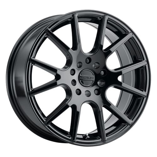 RACELINE 147 Intake Rim 18X8 5X110/5X114.3 Offset 40 Gloss Black ...
