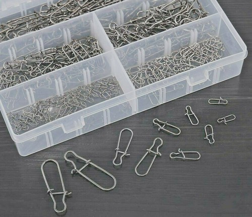 250 PACK #1 #2 #4 #6 #8 Stainless Steel Duo Lock Snaps Nice Swivel NEW ...