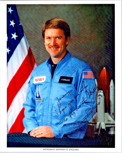 Anthony Tony England Signed 8x10 NASA Photo – Apollo & Skylab Astronaut ...