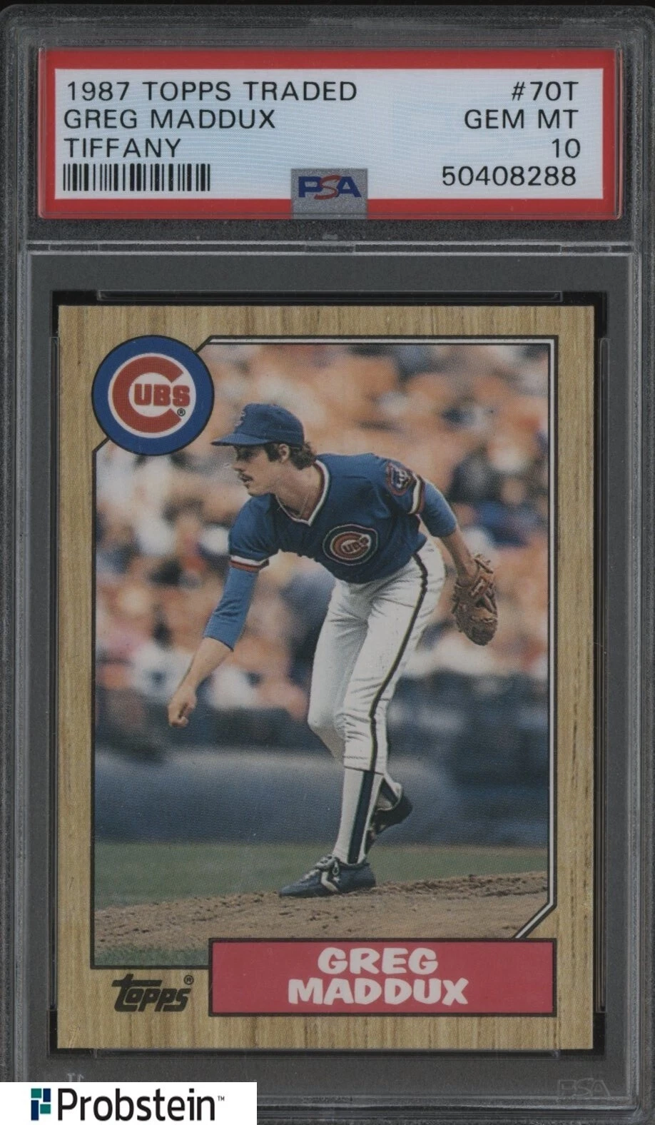 Greg Maddux 1987 Topps Traded Tiffany #70T Base Price Guide - Sports ...