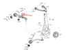 NEW MERCEDES-BENZ E C238 FRONT AXLE LEFT SPRING LINK A2053302311 ...