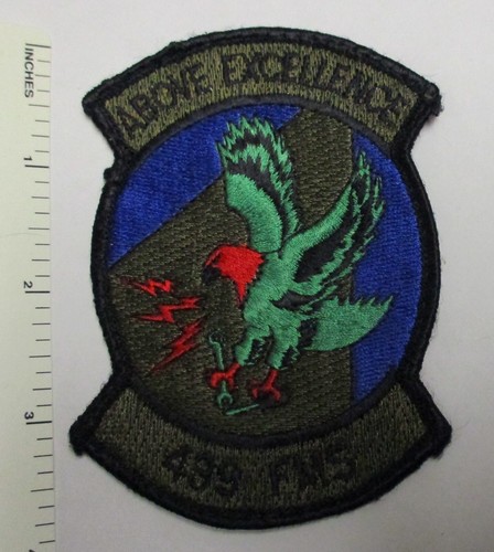 499th FMS SQUADRON US AIR FORCE PATCH Subdued Used Original Vintage ...
