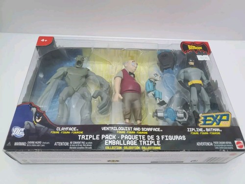 The Batman Triple Pack Action Figures EXP Ventriloquist Scarface Clayface NEW DC | eBay