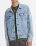 Levi's Men's Sherpa Trucker Jacket in Television - Medium Indigo 16365 ...