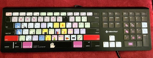 LogicKeyboard Adobe Premiere Pro CC American English Nero Slim Line PC ...